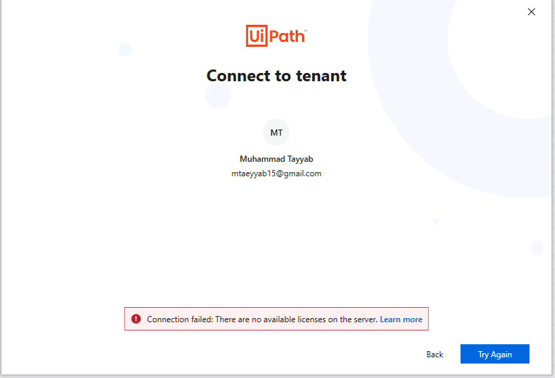 Unable to Sign In to Uipath Studio with personal email - Studio ...