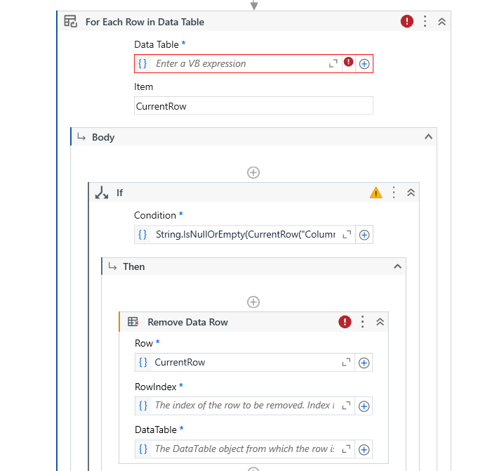 If blank column present in any row then get that whole row and append ... If blank column present in any row then get that whole row and append ...