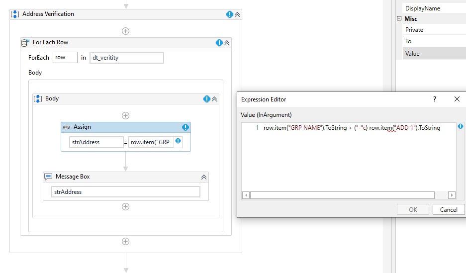 How To Take 2 Columns In A DT And Write Them Into One String To Compare 