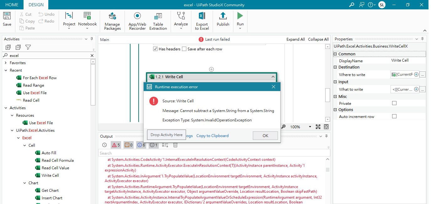 Use Excel File Do Subtract Dates Is Not Work Activities UiPath use-excel-file-do-subtract-dates-is-not-work-activities-uipath