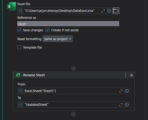 How to use rename sheet activity - Studio - UiPath Community Forum