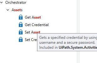 Get Asset Value: Get Orchestrator Asset does not work with assets of type Credential ...