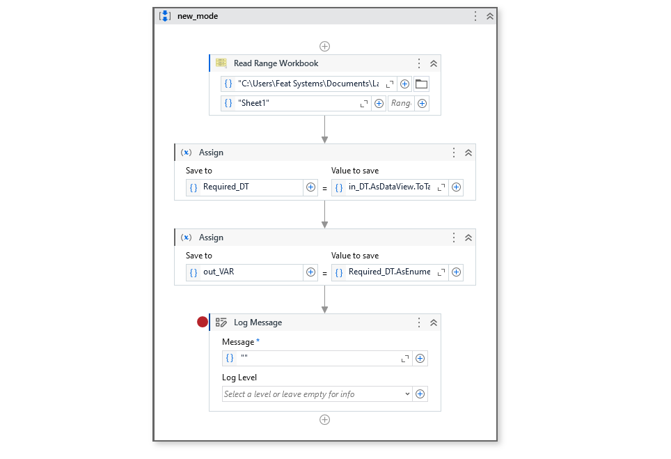 How to assign one variable to a set of cells - Studio - UiPath ... How to assign one variable to a set of cells - Studio - UiPath ...