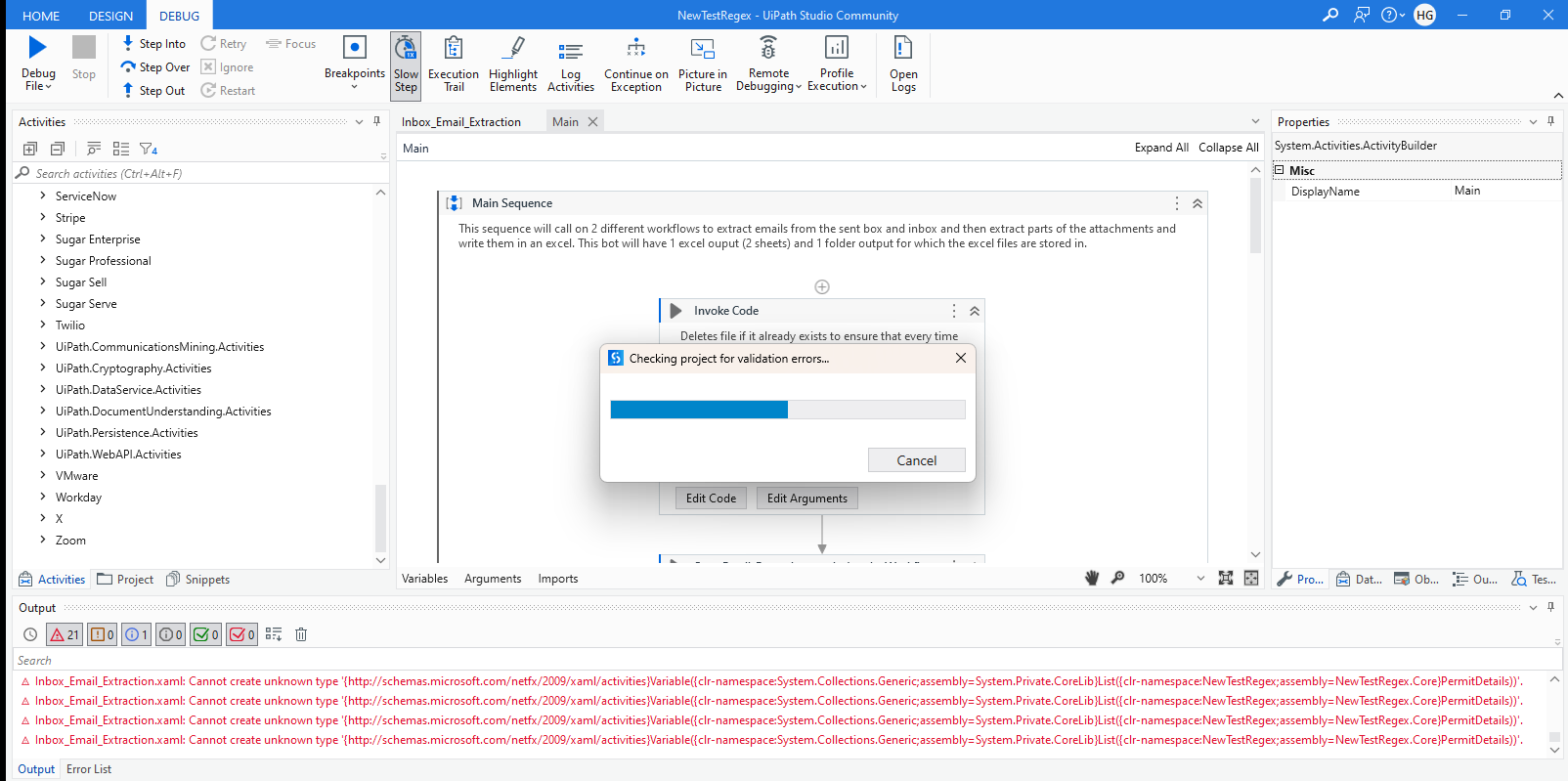 Validation Error - Cannot create unknown type - Studio - UiPath ... Validation Error - Cannot create unknown type - Studio - UiPath ...