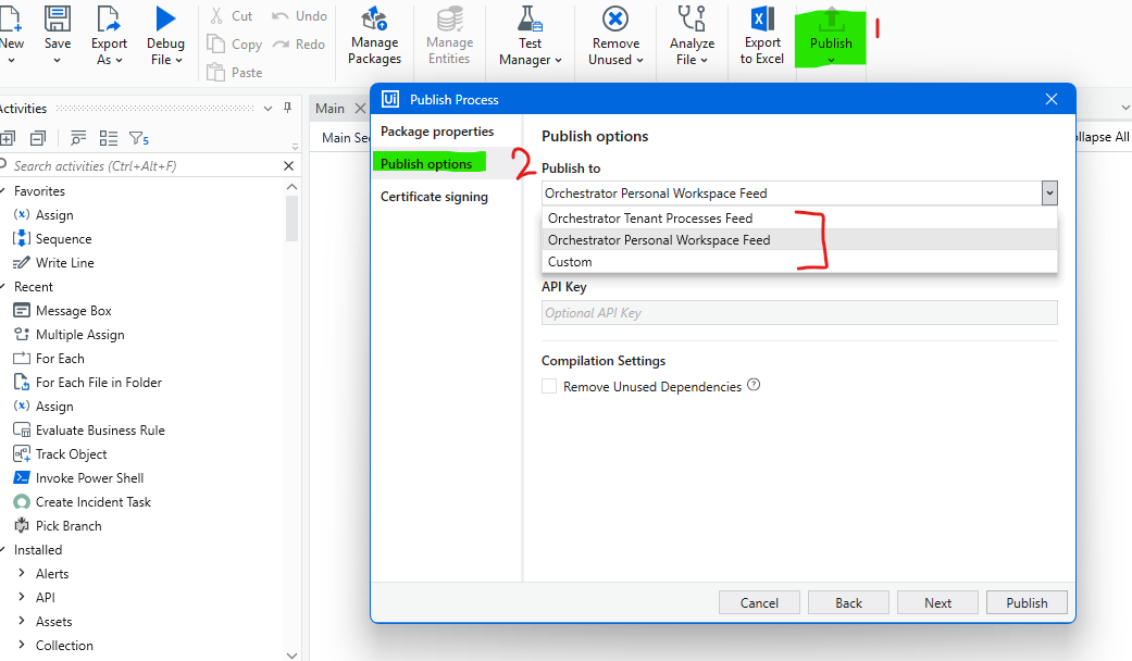 Adding a Process in a Production-Only UiPath Tenant - Robot - UiPath ...