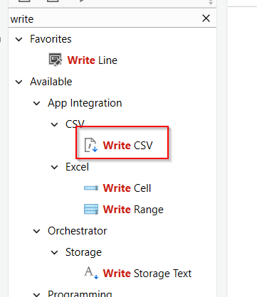 Where do I find 'Export to CSV' activity? - Activities - UiPath Community Forum