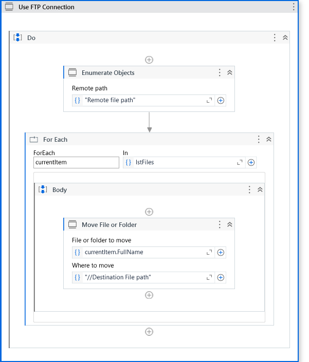 Facing the issue on Move file or folder FTP activity - Activities - UiPath Community Forum