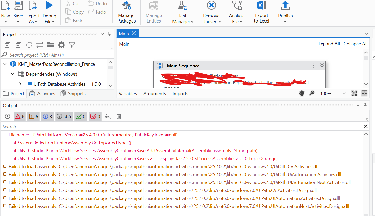 Failed to load assembly: C:\Users\.nuget\packages\uipath.uiautomation.activities.runtime\25.10.2 ...