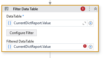 When i try to ouput the data table from a dictionary it says property ...