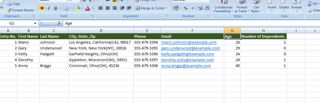 Need Some Clarification Of Error Handling From Excel Column Values