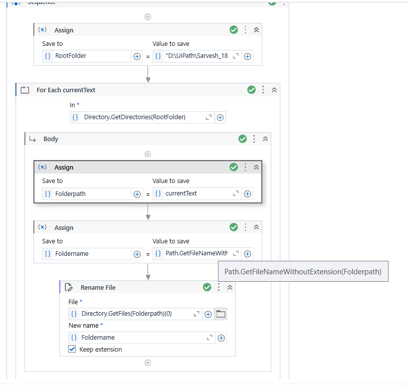 Rename files with the last folder name - Studio - UiPath Community Forum