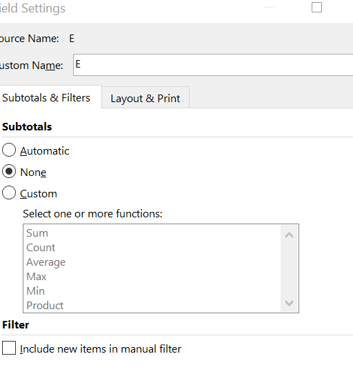 TO DISPLAY AS CLASSIC PIVOT TABLE LAYOUT StudioX UiPath Community Forum