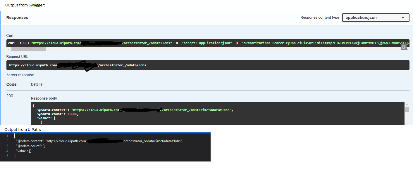 The Orchestrator Get Request Does Not Output The Intended Data Orchestrator Uipath 