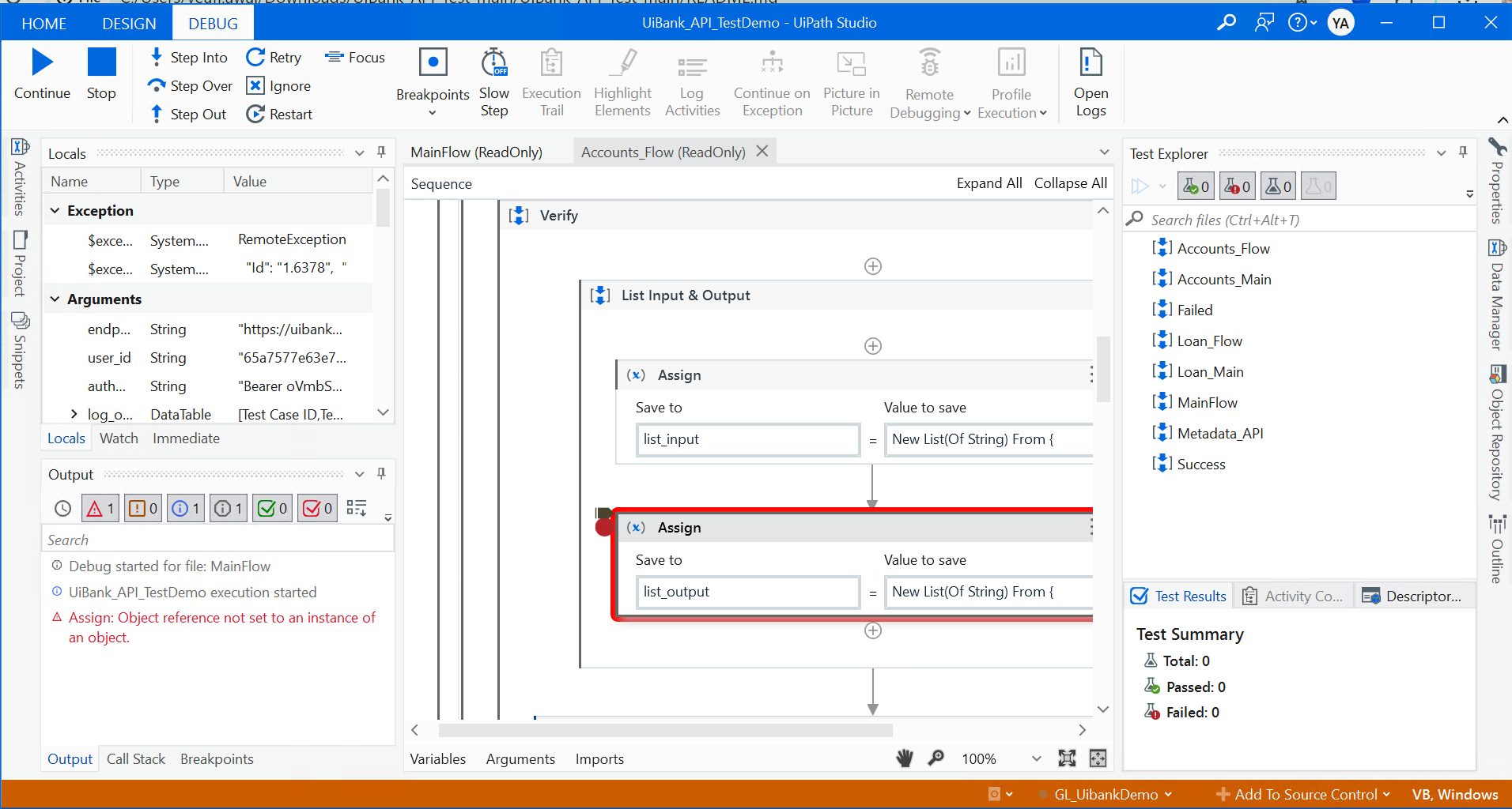 Error Receiving while running API Automation - Test Cloud - UiPath ... Error Receiving while running API Automation - Test Cloud - UiPath ...