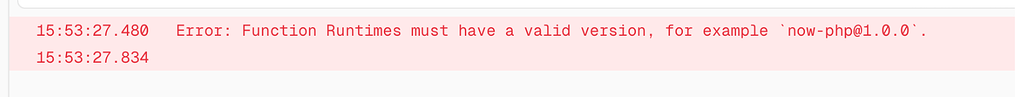 Python，Function Runtimes must have a valid version - Help - Vercel Community