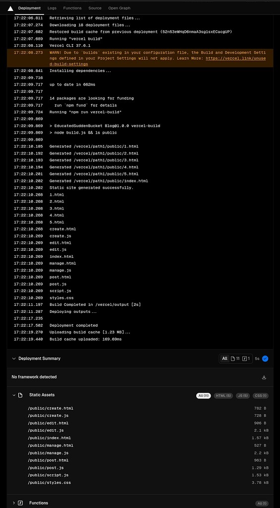 Static assets - Help - Vercel Community