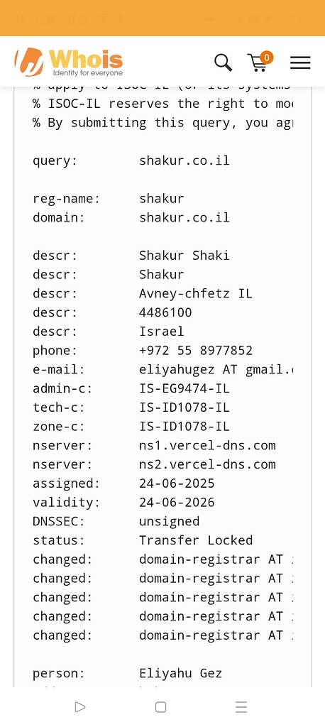 DNS nameservers - Help - Vercel Community