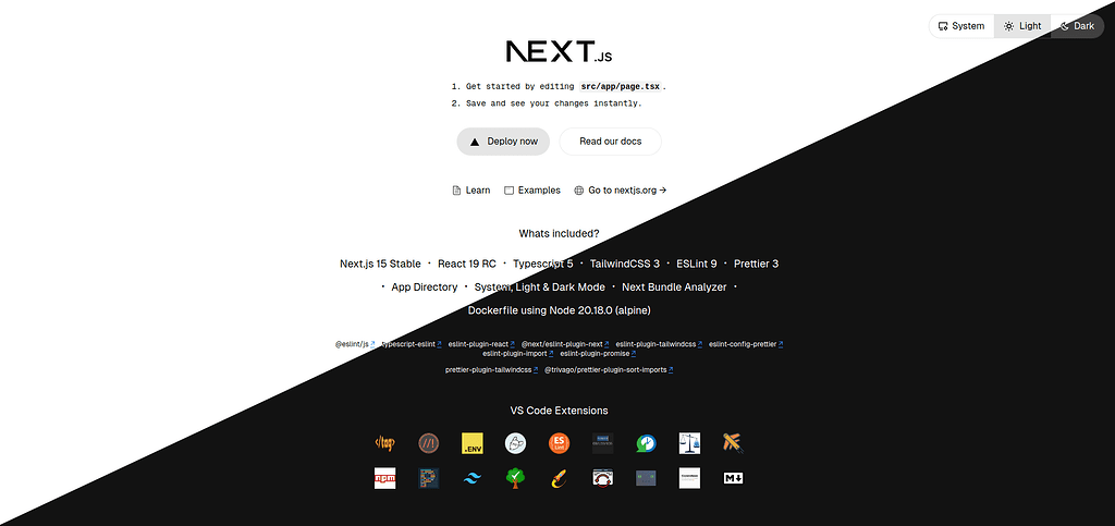 Next.js 15 Starter Template - Showcase - Vercel Community