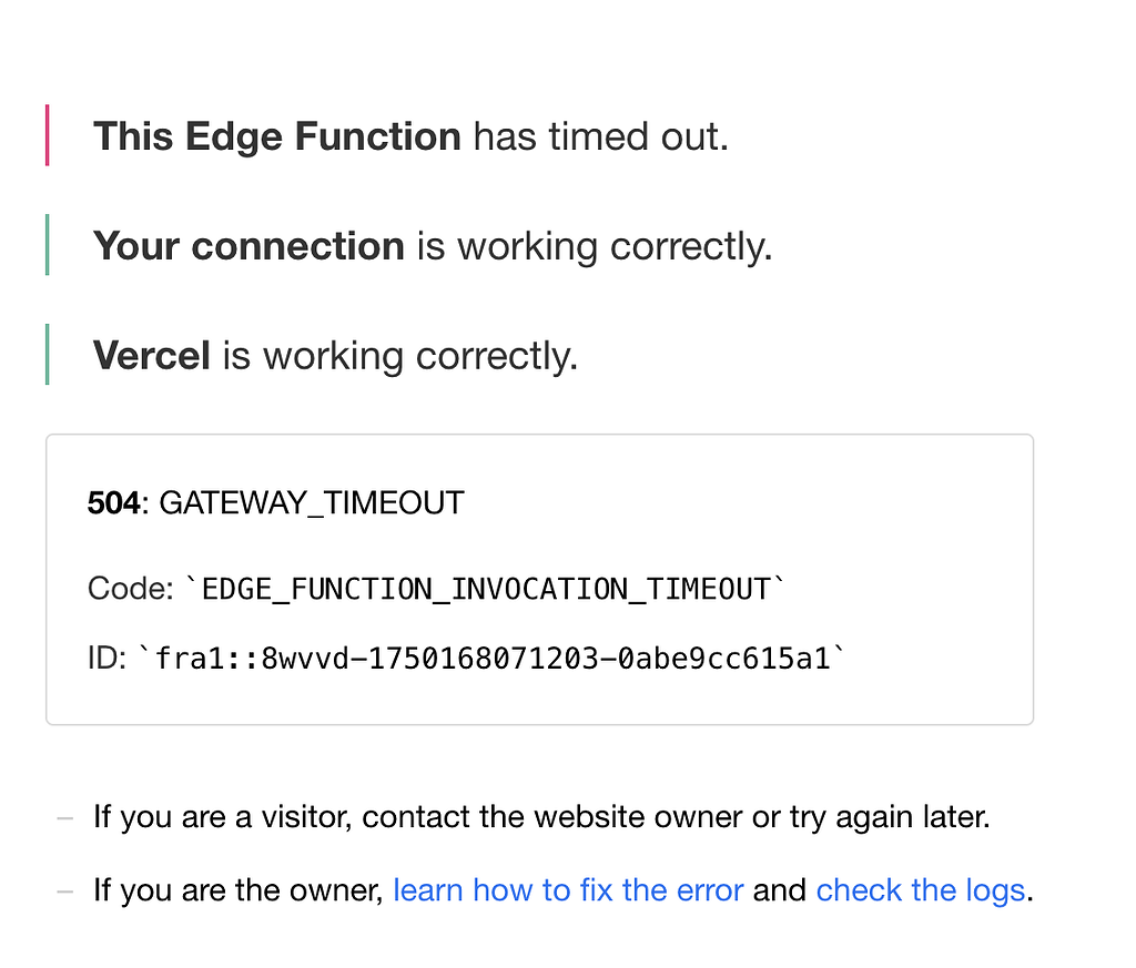 Any advice to use Vercel + Neon + Prisma + Edge Runtime? - Discussions - Vercel Community