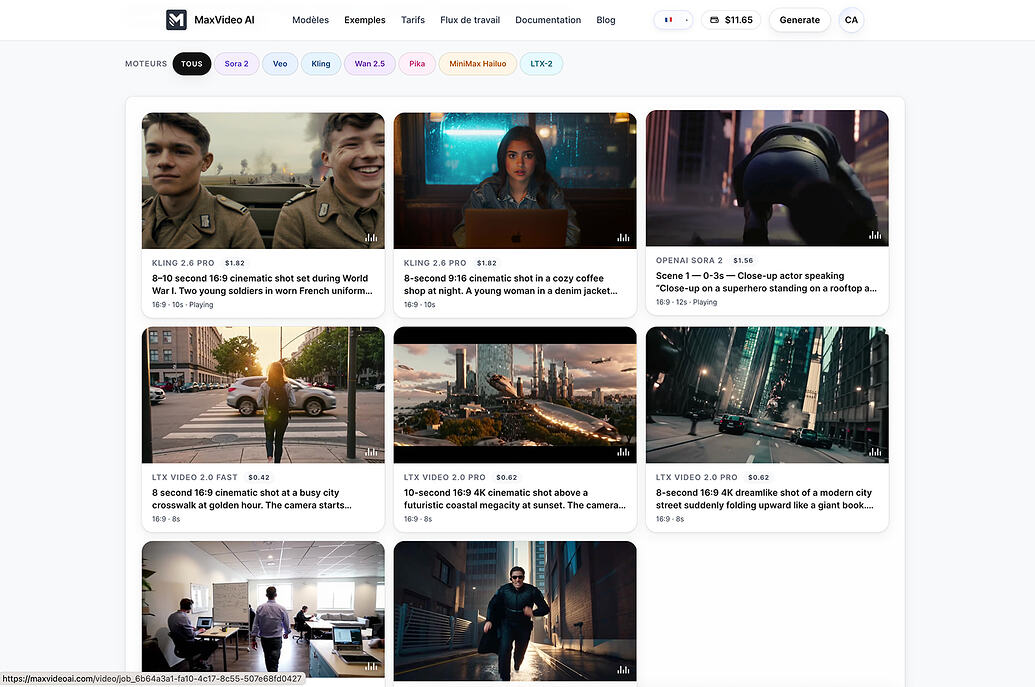 MaxVideoAI – Multi-engine AI video generator (Next.js + Vercel) - Showcase - Vercel Community