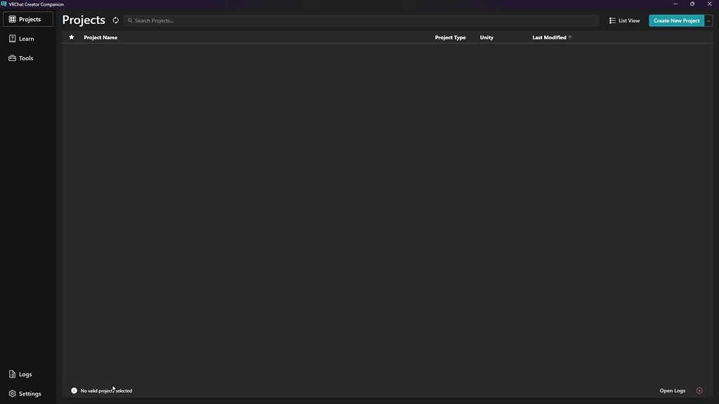 Vcc Wont Open File Repository When Importing Unity Projects Creator Hub Vrchat Ask Forum