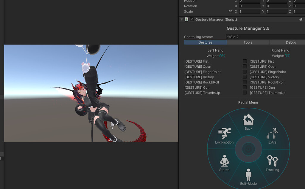 Gesture menu did not show up after uploading - Help! - VRChat Ask Forum