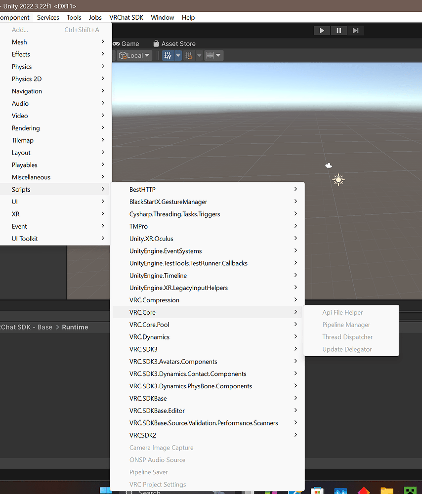 Pipeline Manager Disabled in the Unity Editor - Help! - VRChat Ask Forum