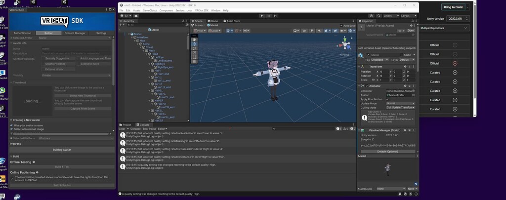 No response from sdk - Help! - VRChat Ask Forum