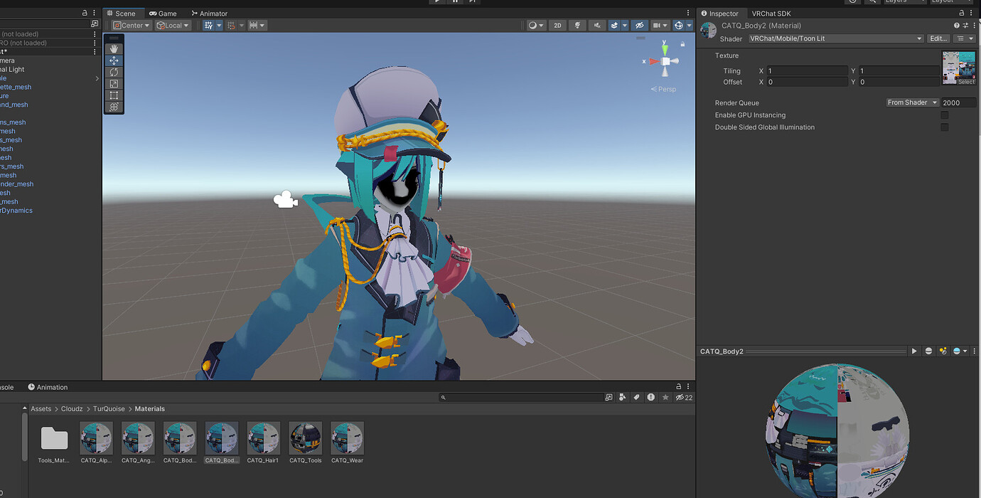 Face has Creepy black mask when using Quest Shaders - Help! - VRChat ...