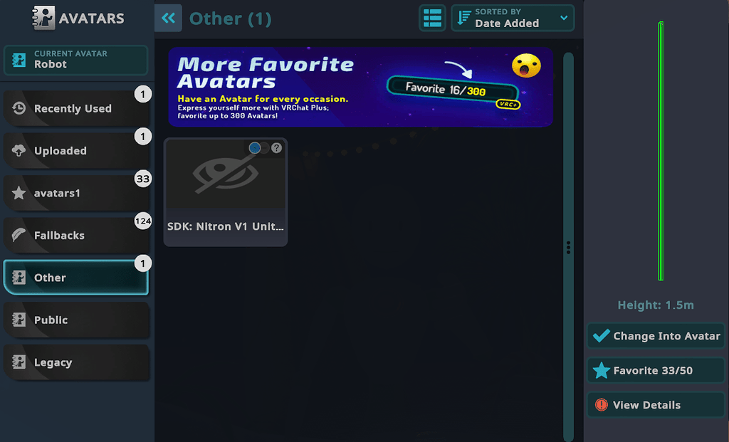 Avatar is built, but doesnt appear in VRChat - Creator Hub - VRChat Ask ...