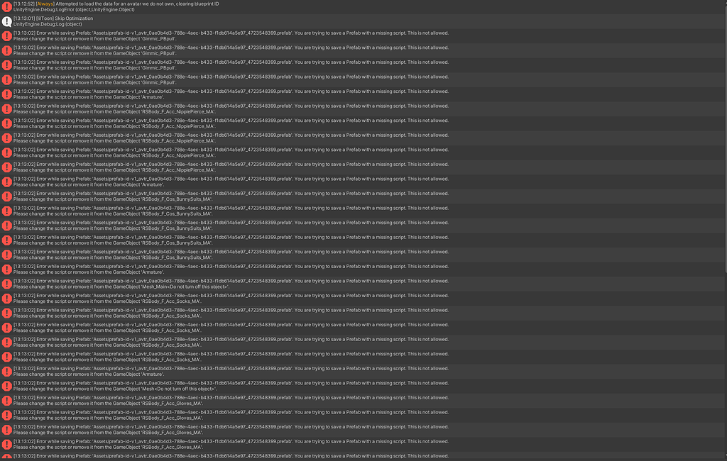 Can't upload my avatar unity 2022.3.6f1 - Help! - VRChat Ask Forum