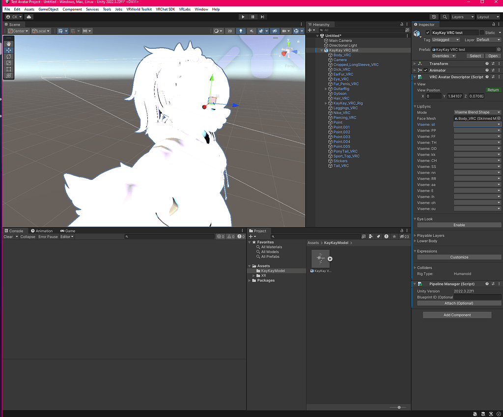 Visemes Not detecting in VCC - Help! - VRChat Ask Forum