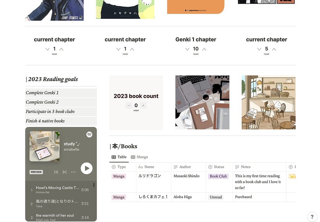 I made a Notion template for Japanese learning (and it's cute ...