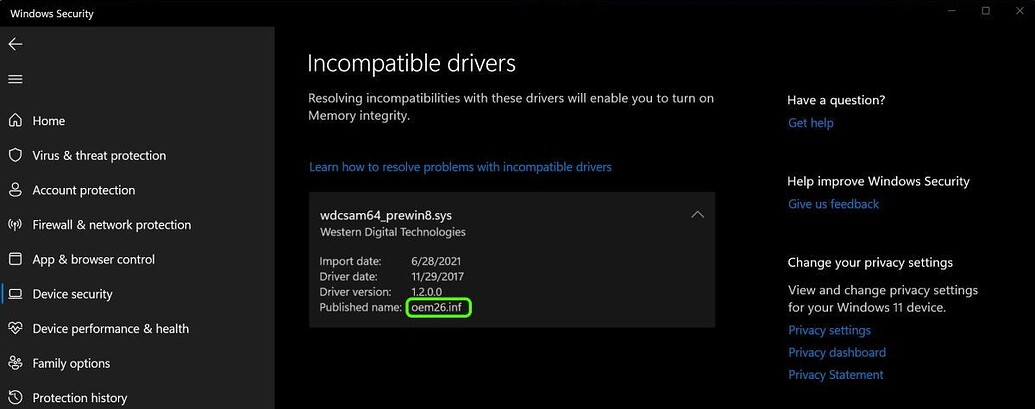 WD Drivers causing vulnerability on most of the computers: wdcsam64 ...