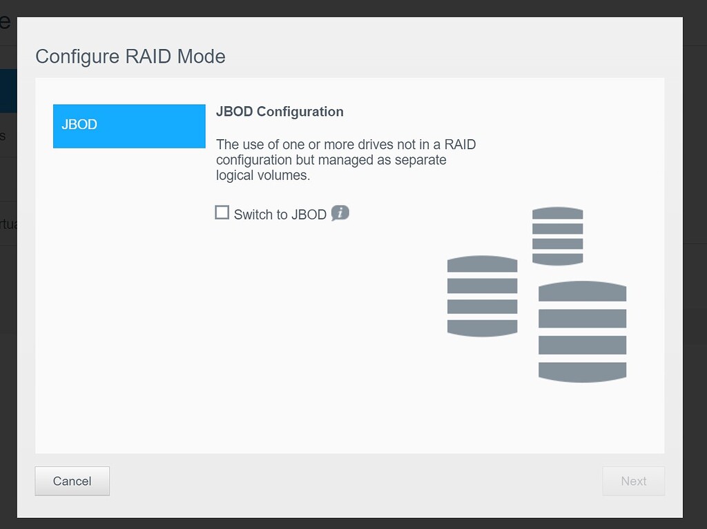 Changing a drive from JBOD to Spanning - My Cloud EX - WD Community