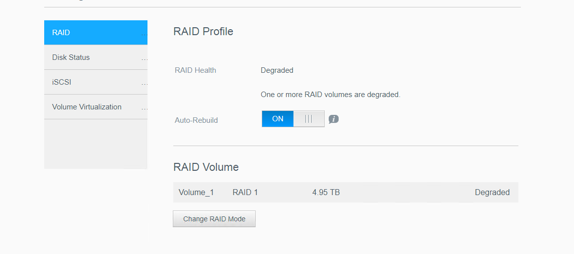 Raid degraded and both disks degraded - My Cloud EX - WD Community